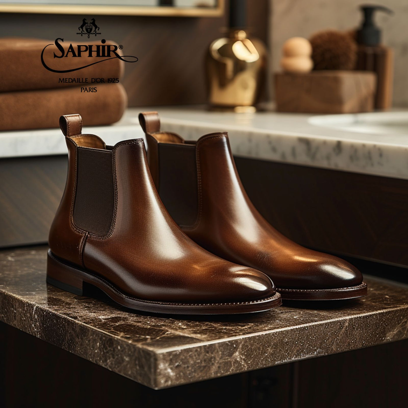 LCA Box Intendant Ebony Wood/Black Leather